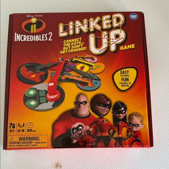 Disney | Toys | Disney Incredibles 2 Linked Up Game Red And Black ...